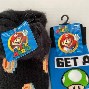 Nintendo | Underwear & Socks | Adult Nintendo Super Mario Bros Slippers ...